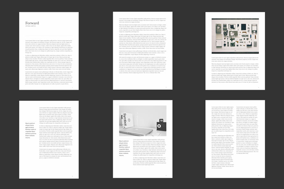 Textured - iBooks template ~ Magazine Templates on Creative Market