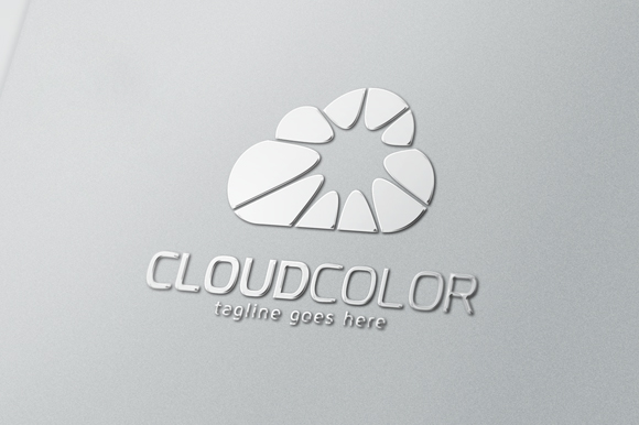 Cloud Color Logo Template ~ Logo Templates on Creative Market