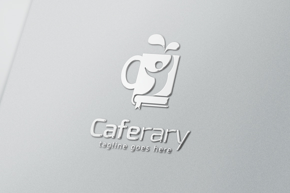 Cafe Library Logo Template ~ Logo Templates on Creative Market
