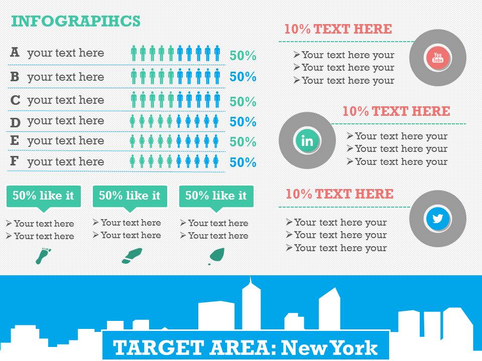 Target Market 1 PowerPoint Template ~ Presentation Templates on ...