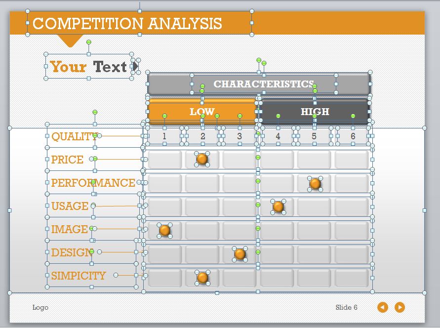Competition Analysis 1 PowerPoint ~ Presentation Templates on Creative ...