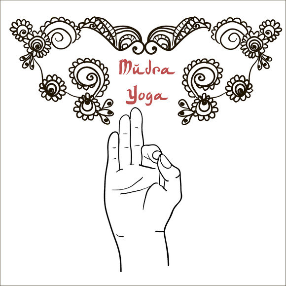 №41 Creative mudras and mehendi ~ Card Templates on Creative Market