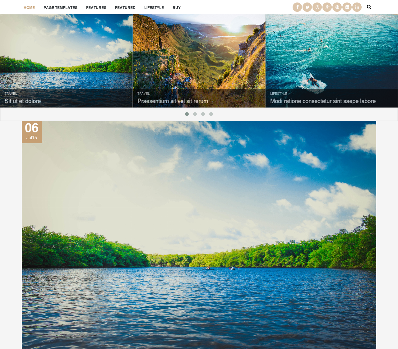 Lyra - WordPress Blog Theme(50% Off) ~ WordPress Blog Themes on ...