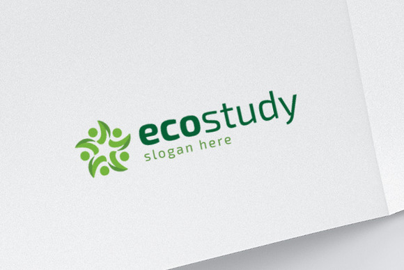 Eco Study - Happy People Logo ~ Logo Templates on Creative Market