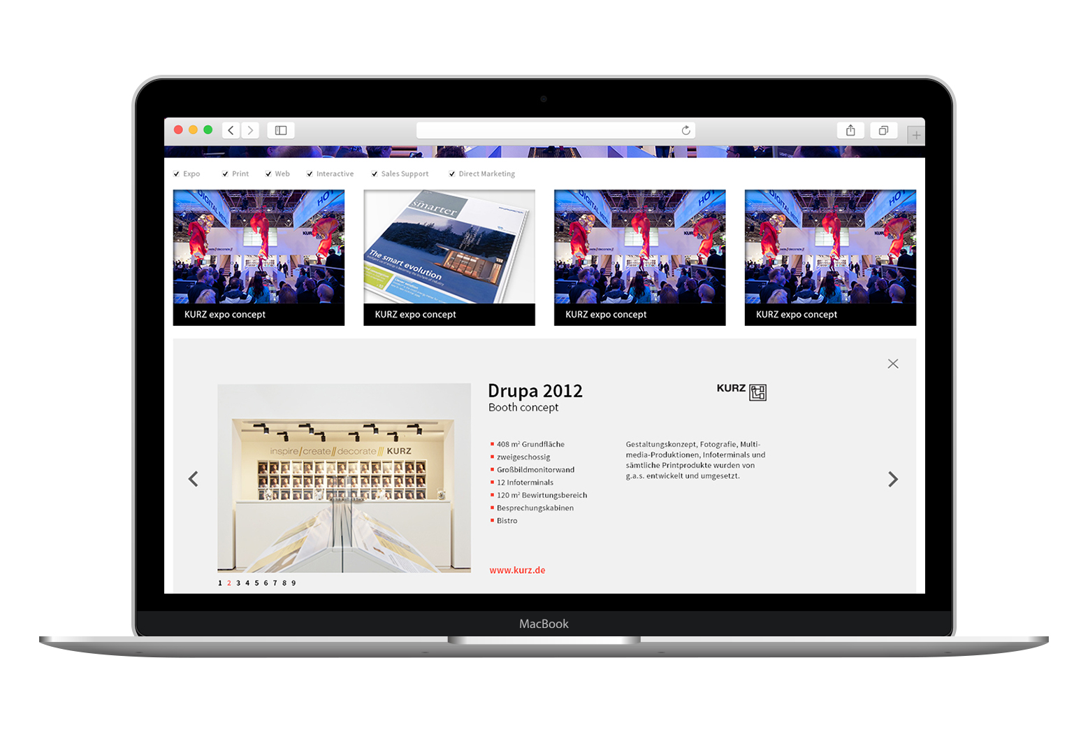 Portfolio website ~ Website Templates on Creative Market