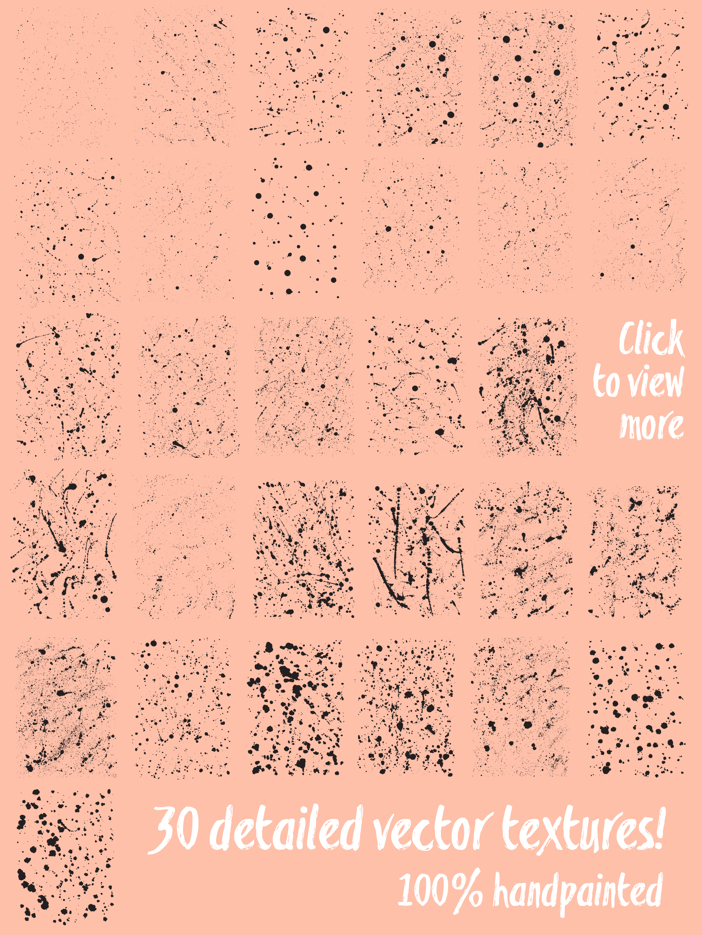 Action Painting Vector Textures ~ Textures on Creative Market