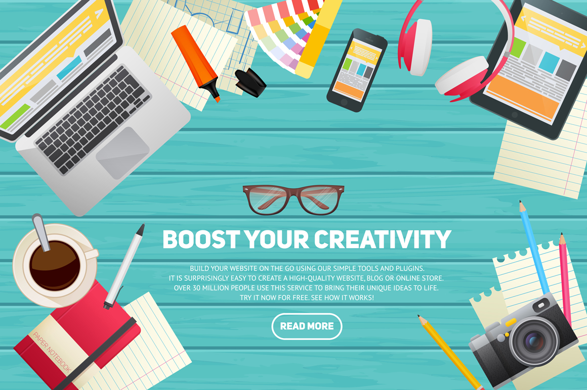 Workspace Mockups & Elements ~ Product Mockups on Creative Market
