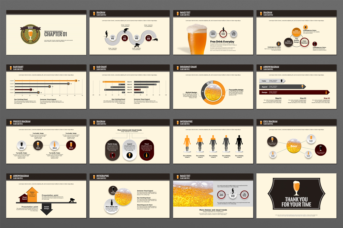 Beer ~ Presentation Templates on Creative Market