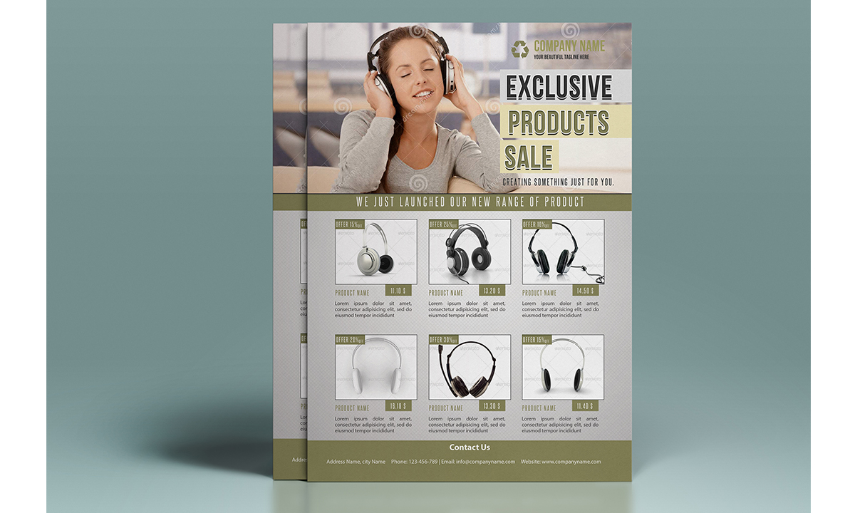 product promotion Flyer Template ~ Flyer Templates on Creative Market