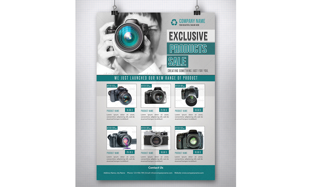 product promotion Flyer Template ~ Flyer Templates on Creative Market