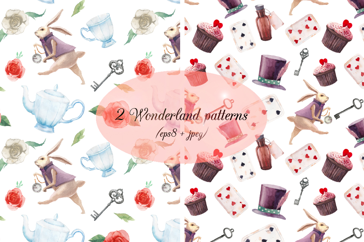Wonderland ~ Illustrations on Creative Market