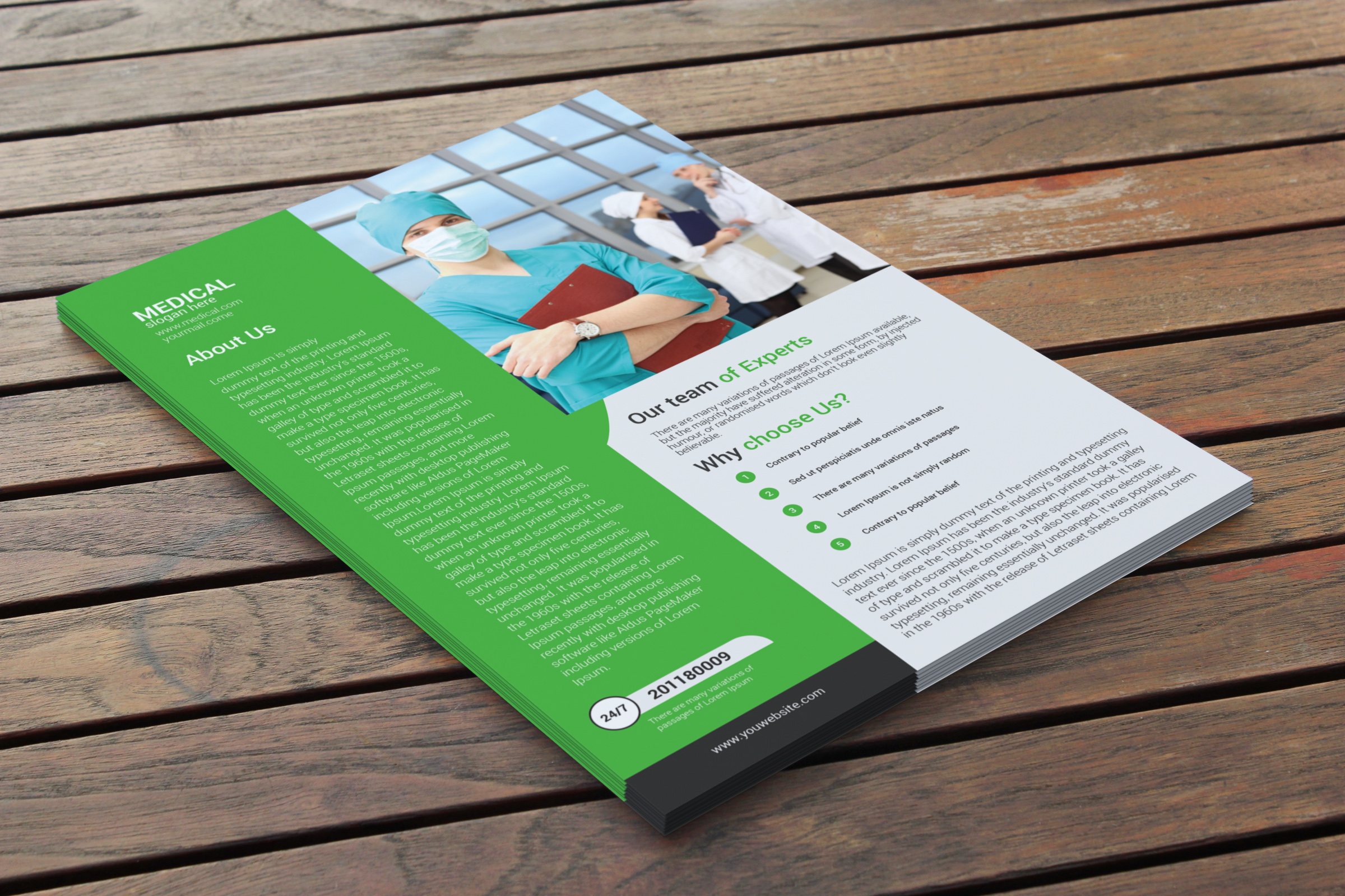 Medical Health Care Flyer Template ~ Flyer Templates on Creative Market
