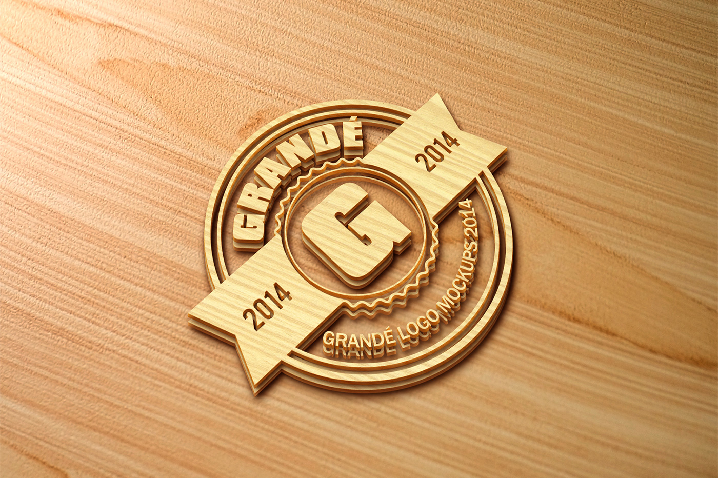 12 Wood Craft Logo Mockups Vol. 1 ~ Product Mockups on Creative Market