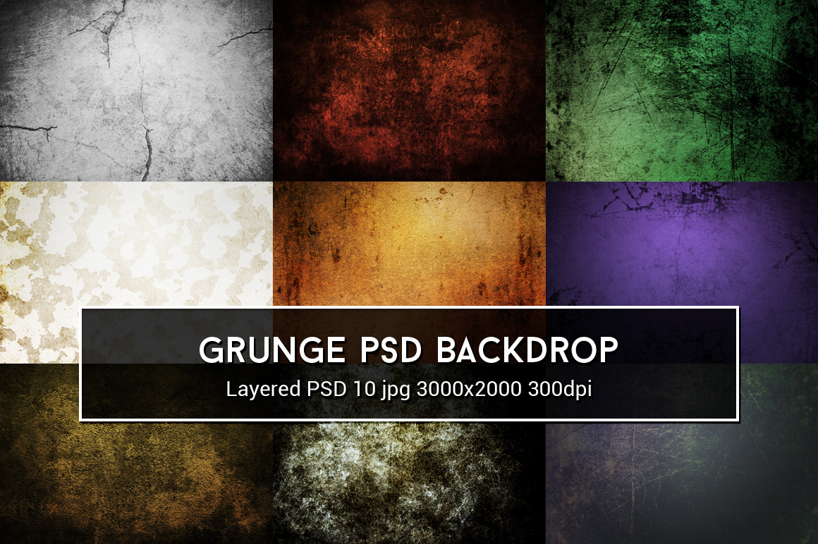 Grunge PSD Backdrop ~ Textures on Creative Market