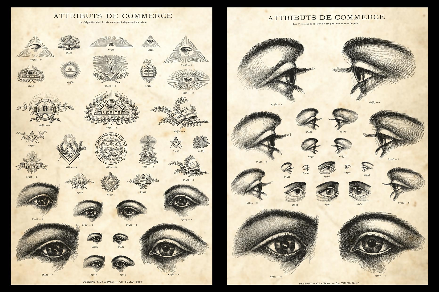 SUNBURST, EYES, ASTRONOMY + 1 BONUS ~ Objects on Creative Market