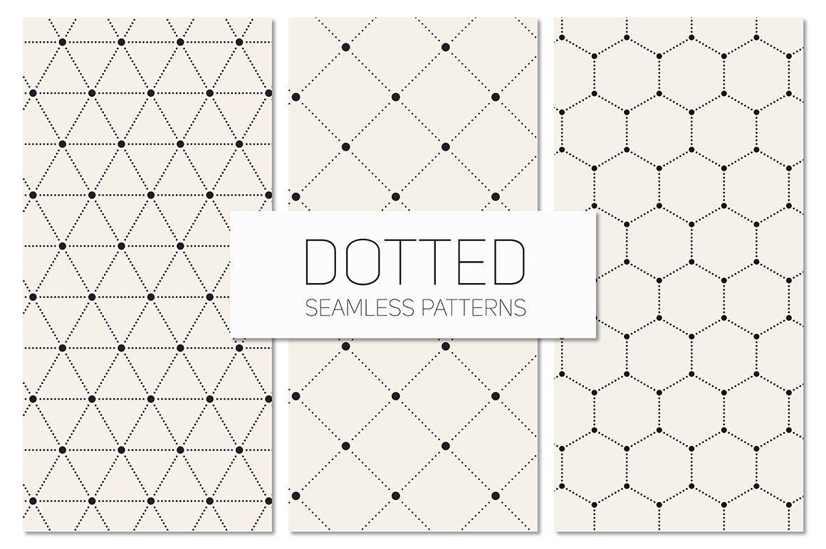 Dotted Seamless Patterns. Set 6 ~ Patterns on Creative Market