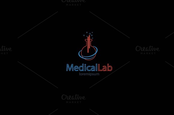 MedicalLab logo ~ Logo Templates on Creative Market