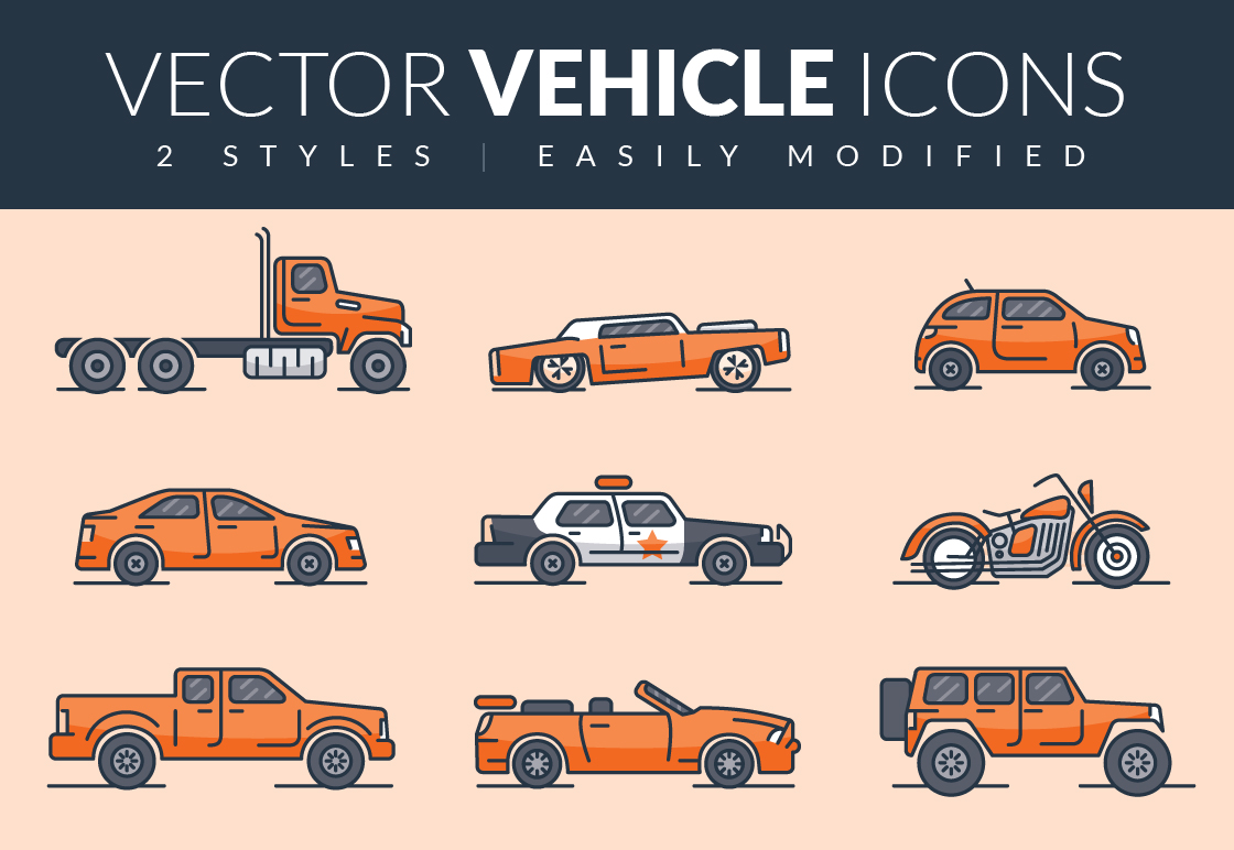 Vector Vehicle Icons ~ Icons on Creative Market