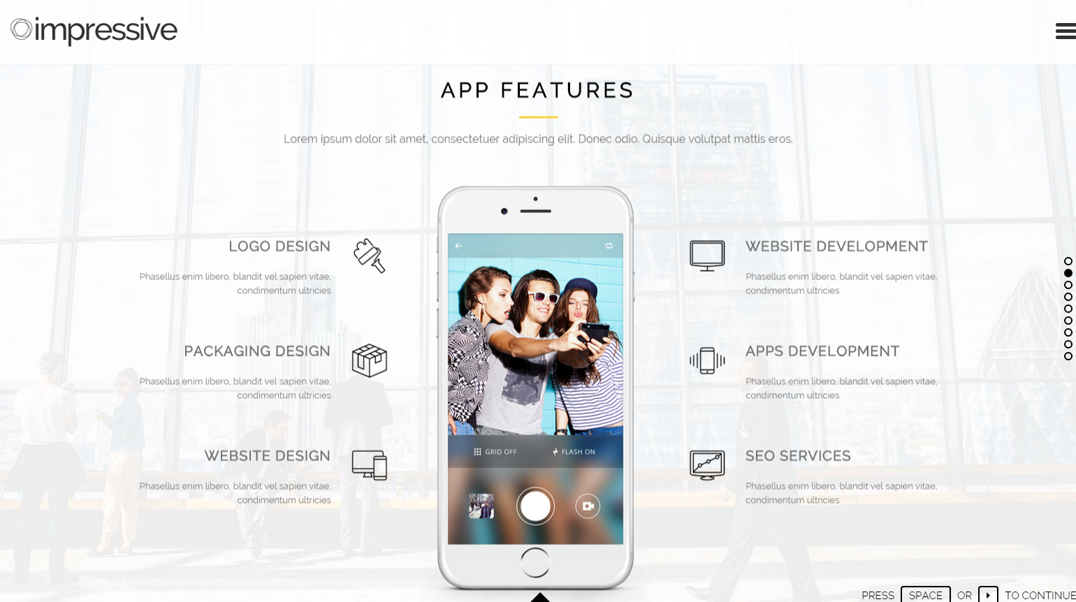 Impressive Presentation Wp Theme Wordpress Business Themes On