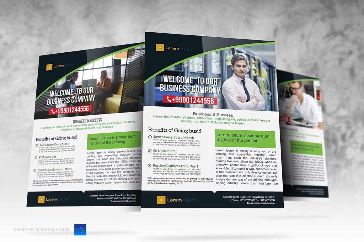 Corporate Flyer Vol 04 ~ Flyer Templates on Creative Market