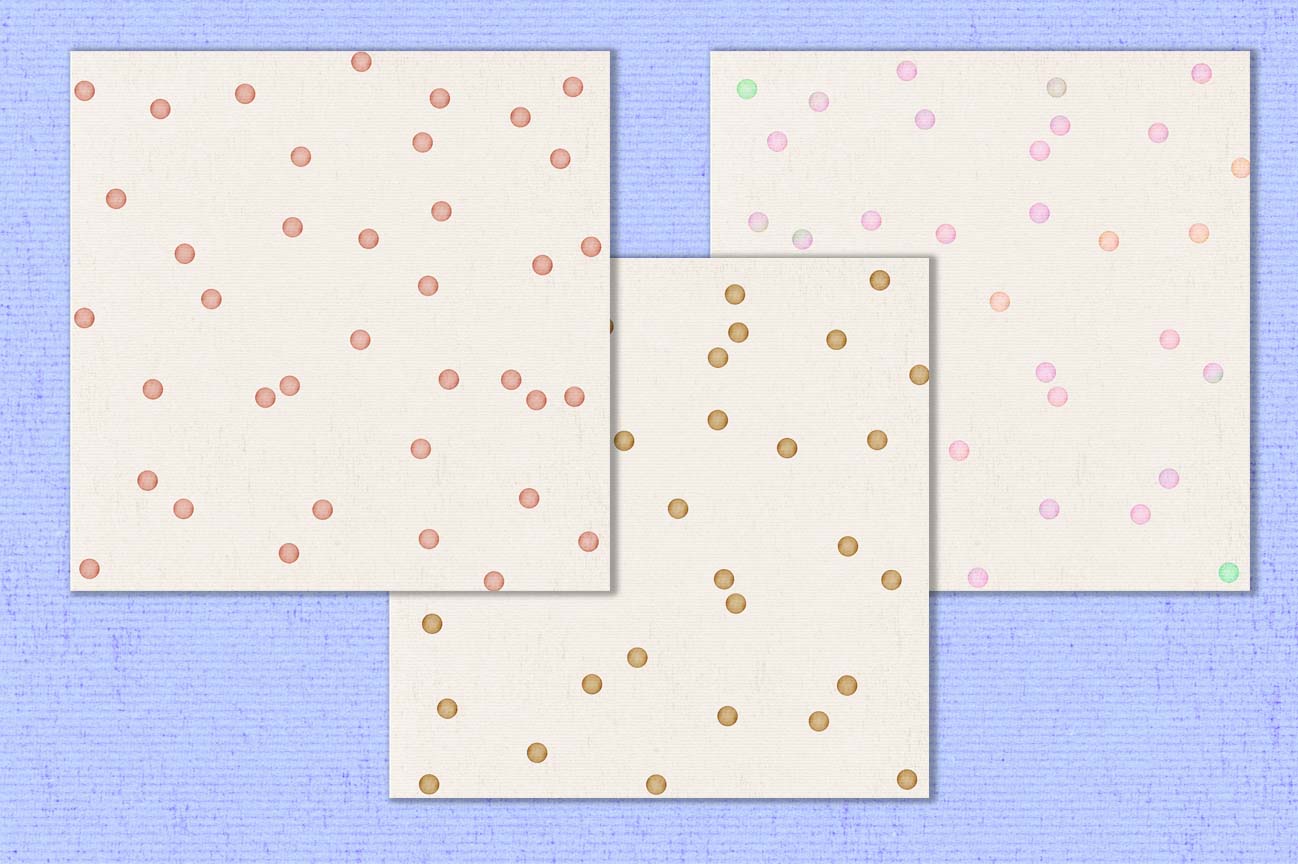 digital paper with confetti dots ~ Patterns on Creative Market