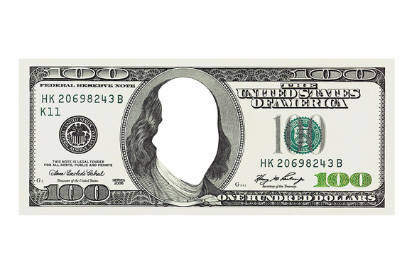 $100 dollar bill without face ~ Templates on Creative Market