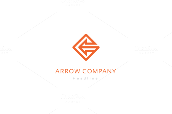 Arrow company logo. ~ Logo Templates on Creative Market