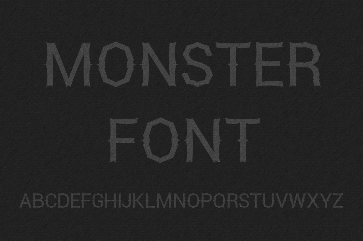 Halloween Monster Font ~ Display Fonts on Creative Market