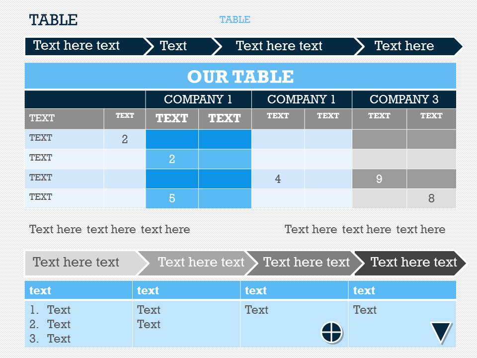Table 1 PowerPoint Template ~ Presentation Templates on Creative Market