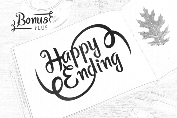 Happy Ending - Suitable For Logo ~ Display Fonts on Creative Market