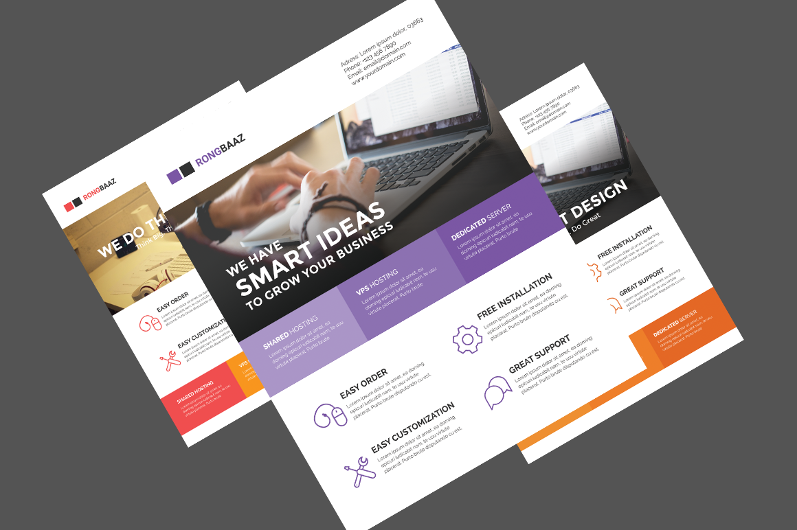 Web Design Flyer Template ~ Flyer Templates on Creative Market