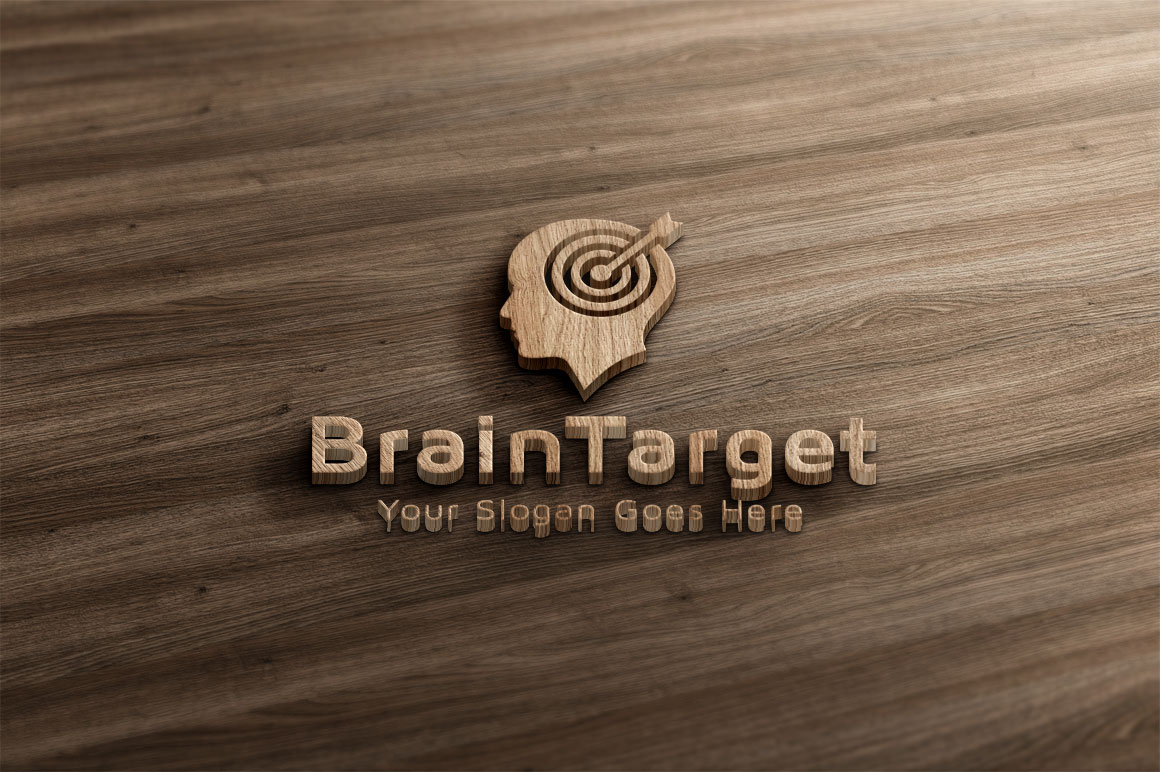 Brain Target Logo ~ Logo Templates on Creative Market