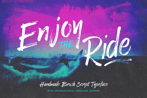 Enjoy the Ride - Typeface ~ Display Fonts on Creative Market