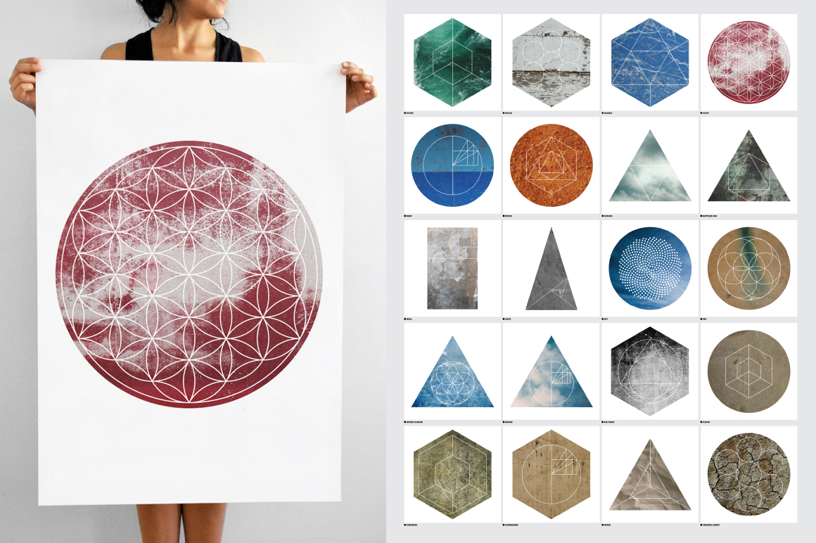 Large Geometric Textures - 20 items ~ Textures on Creative Market