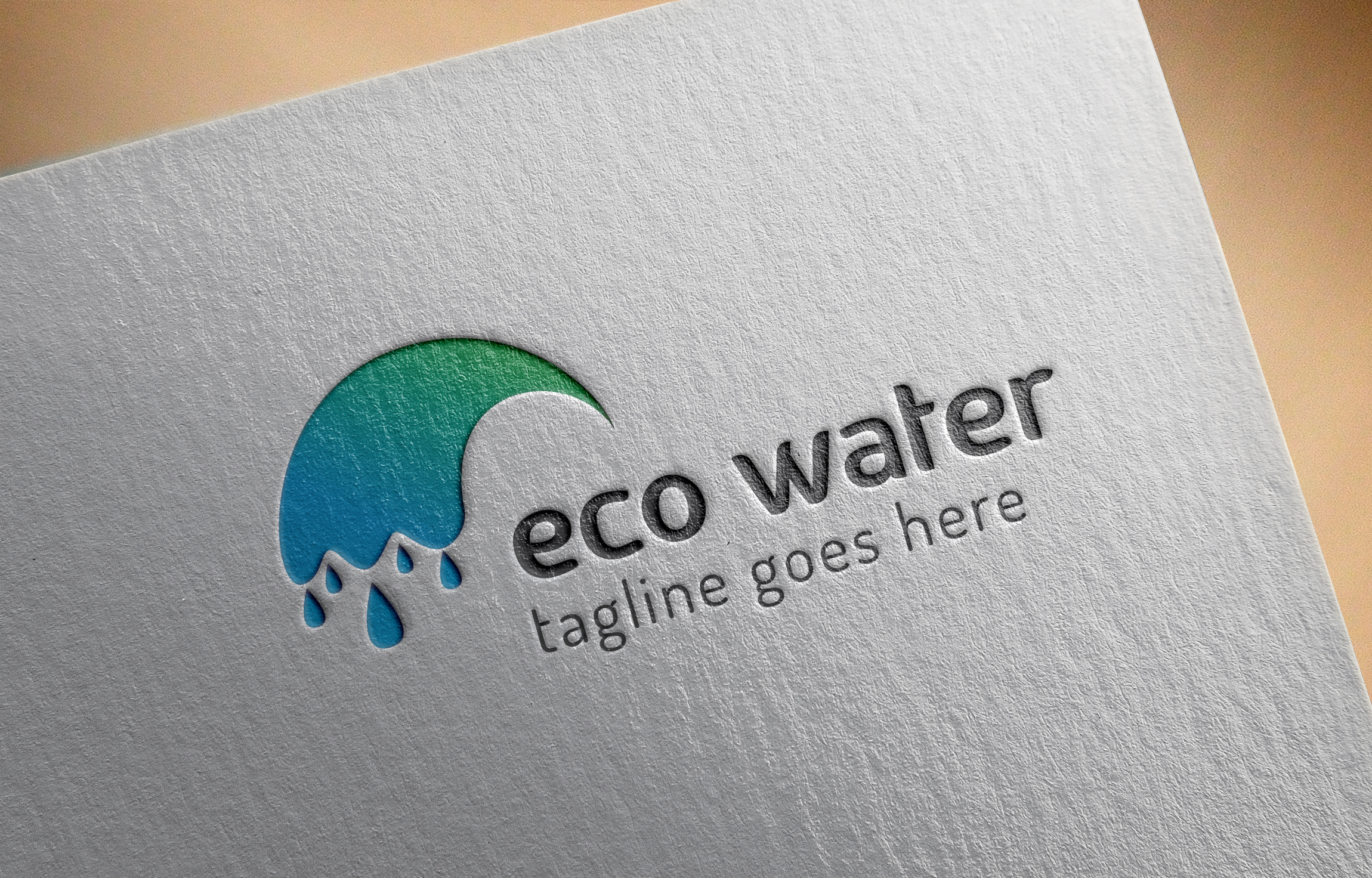 Eco Water Logo ~ Logo Templates on Creative Market