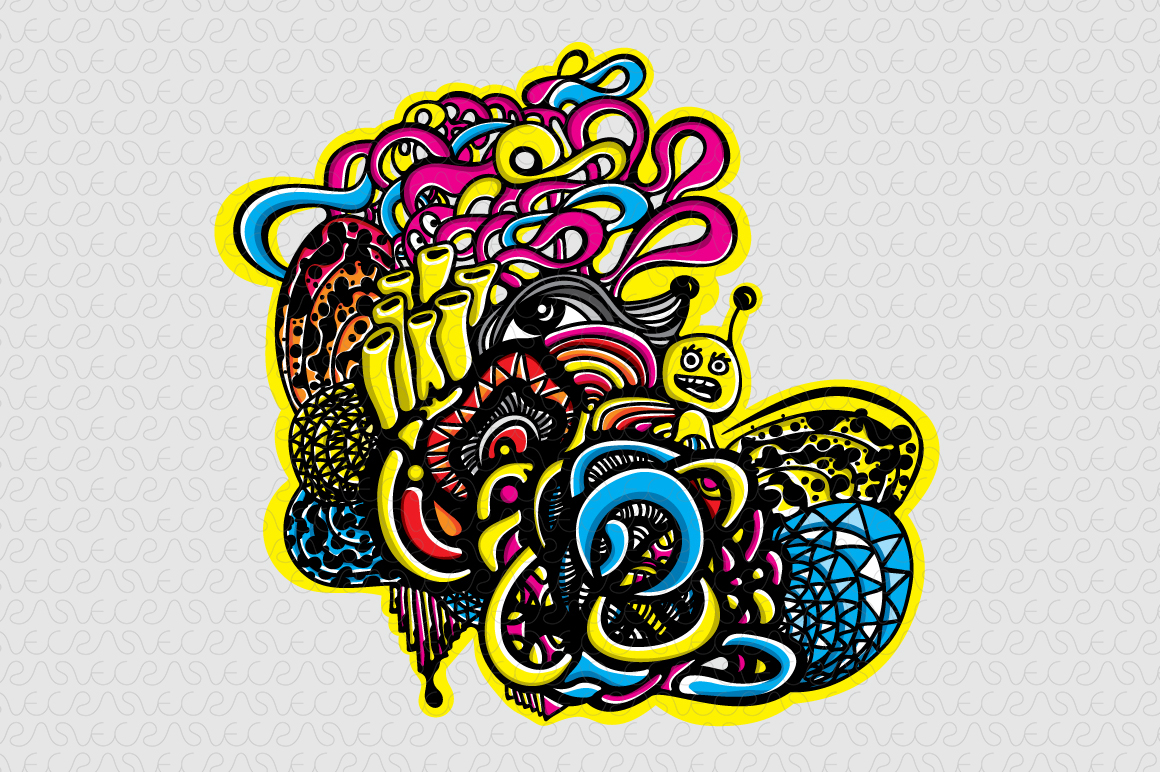 Snail Graffiti Style Vector Graphic ~ Illustrations on Creative Market