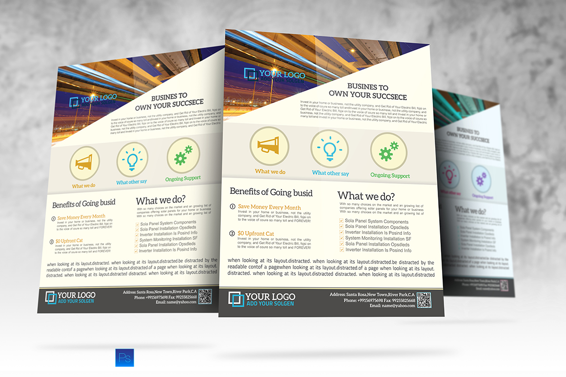 Corporate Flyer Vol 05 ~ Flyer Templates on Creative Market