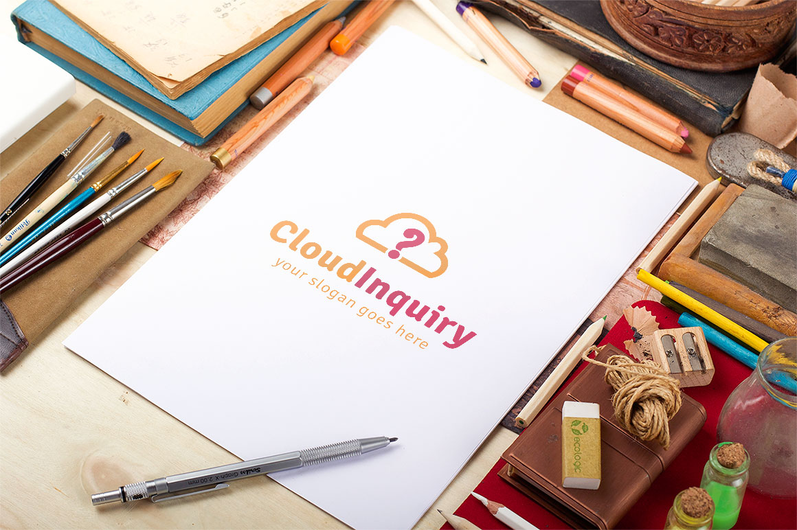 Cloud Inquiry Logo ~ Logo Templates on Creative Market