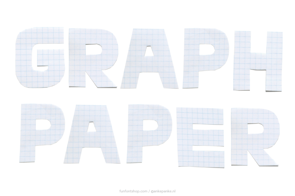 Graph Paper handmade letters ~ Graphics on Creative Market