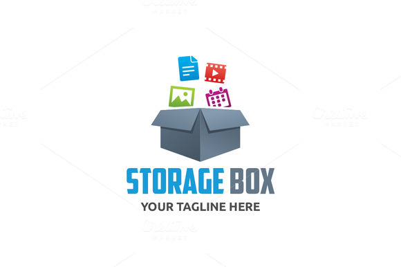 Storage Box Logo ~ Logo Templates on Creative Market