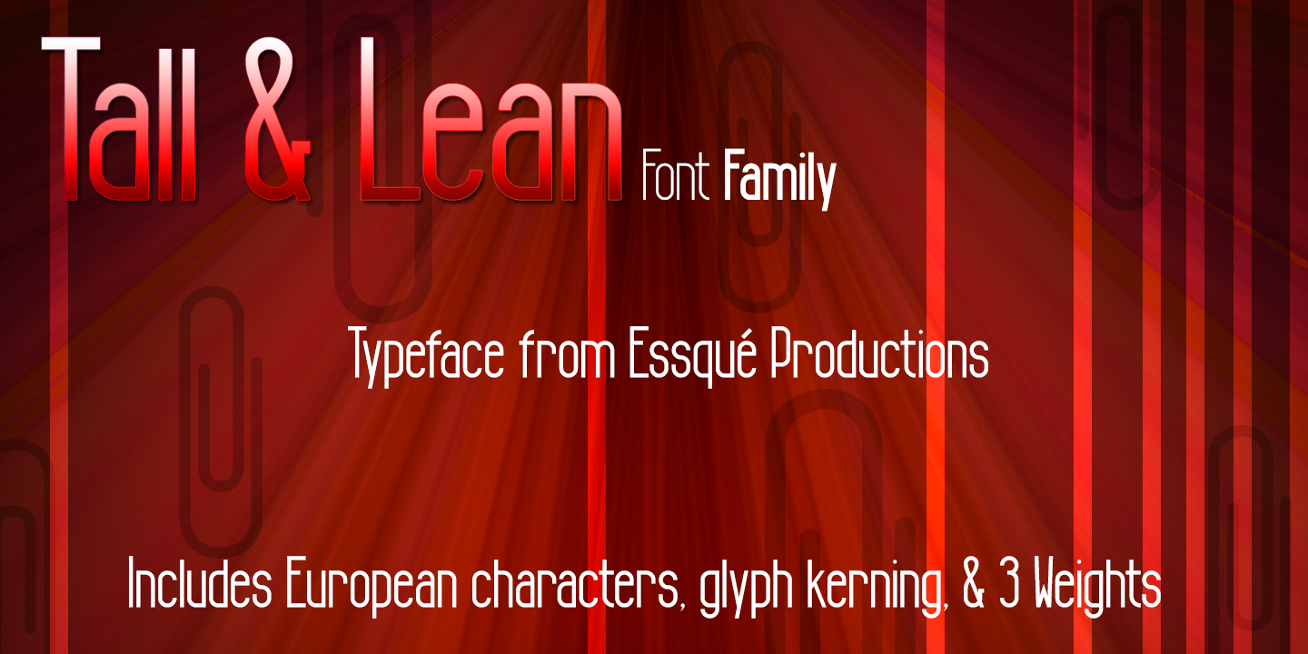Tall & Lean Family ~ Sans Serif Fonts on Creative Market
