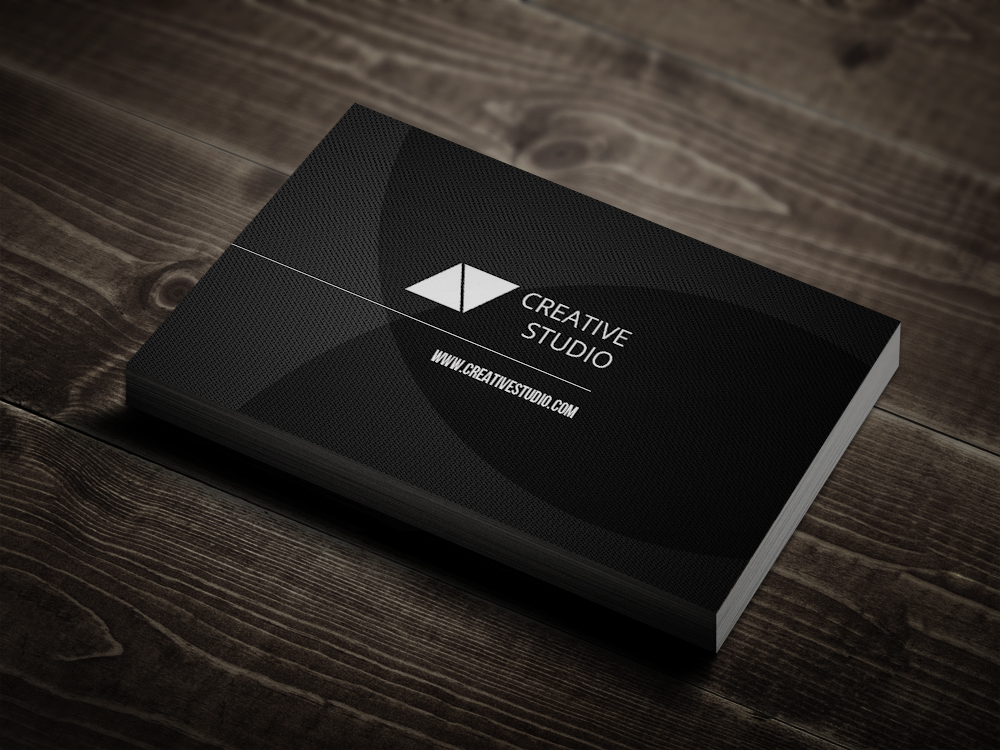 Creative Dark Business Card ~ Business Card Templates on Creative Market