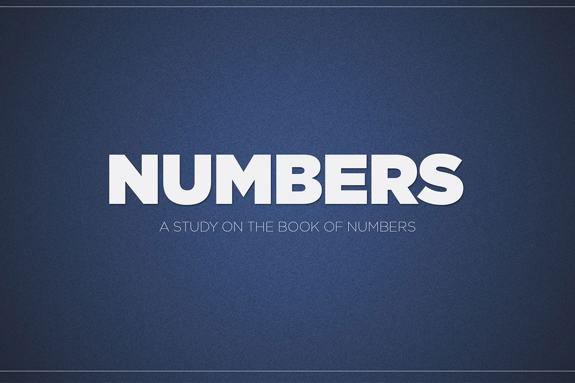 Numbers Sermon Title ~ Presentation Templates on Creative Market