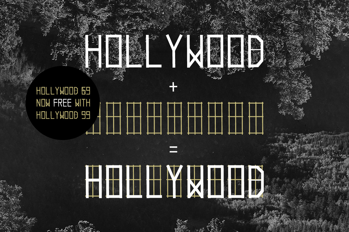Hollywood 99 - font ~ Display Fonts on Creative Market