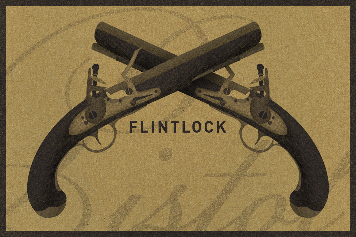 Flintlock Pistol ~ Objects on Creative Market