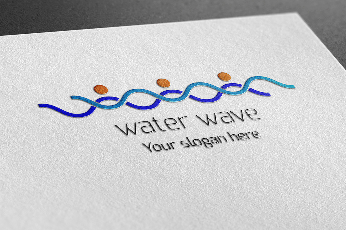 Water Wave Logo ~ Logo Templates on Creative Market
