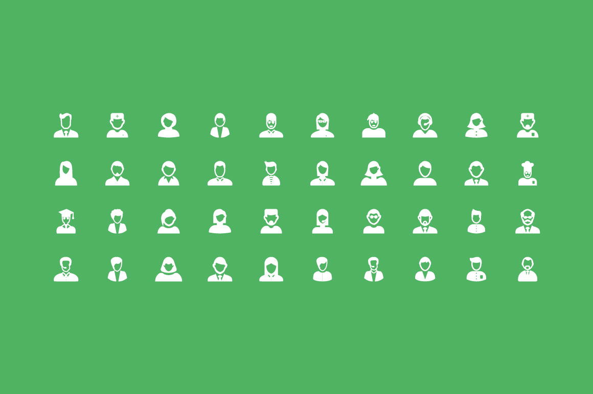 75+ Avatar Icon Set ~ Icons on Creative Market