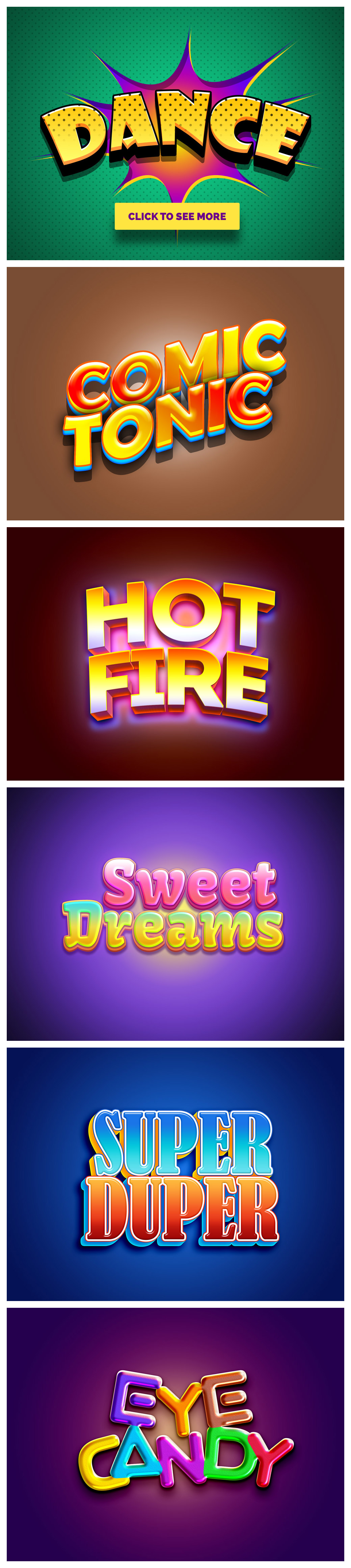 Beautiful Text Effects ~ Layer Styles on Creative Market