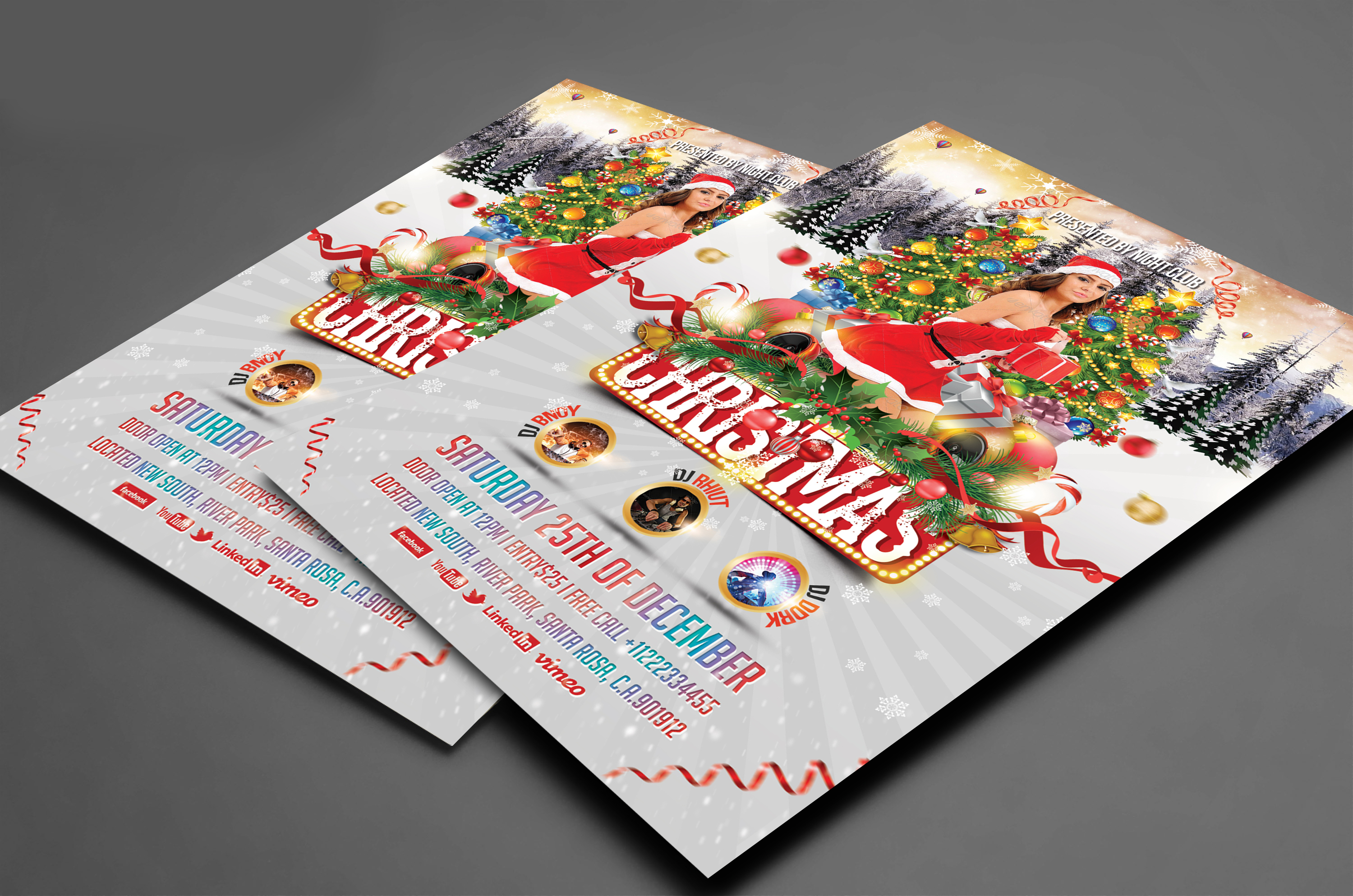 Christmas Flyer ~ Flyer Templates on Creative Market