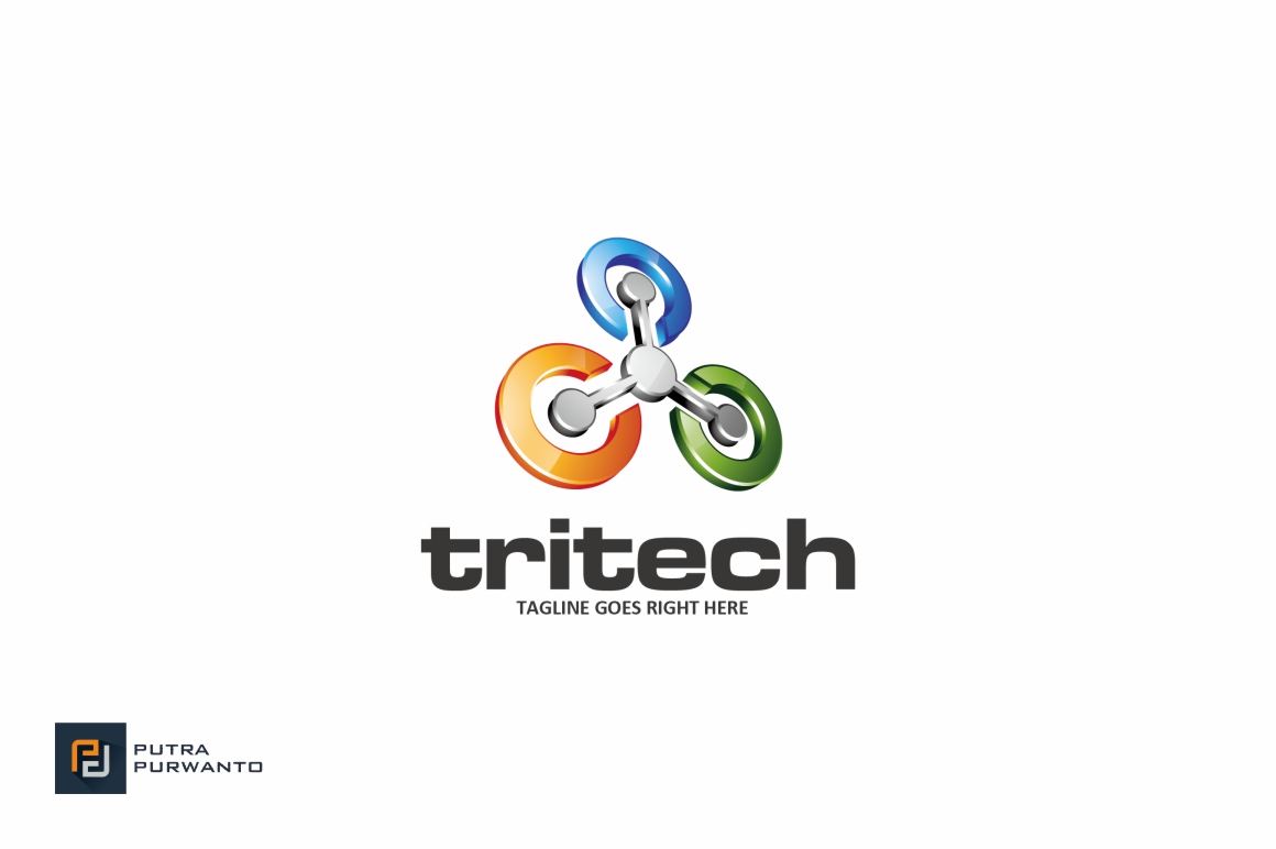 Tritech - Logo Template ~ Logo Templates on Creative Market